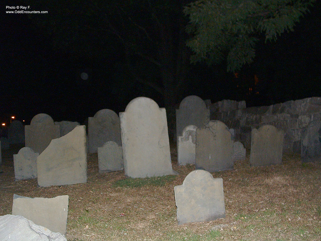 Odd Encounters - Real Ghost Picture -Orbs in the Salem Cemetery